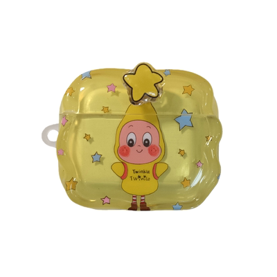 潮玩星星人可旋转星星耳机套新款