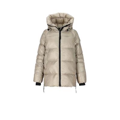 加拿大鹅女士连帽羽绒服