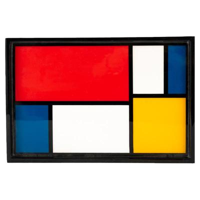 HOWstore 蒙德里安系列艺术收纳托盘长方形摆盘简约轻奢礼品