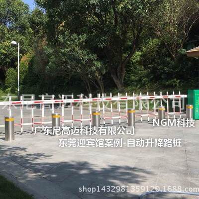 NGM全自动液压升降柱,阻车防撞升降路桩,导流通道自动升降柱路障