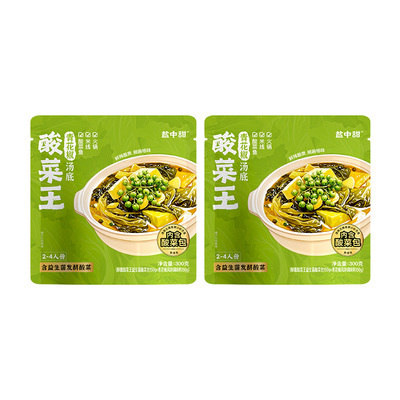盐中甜酸菜王青花椒汤底300g
