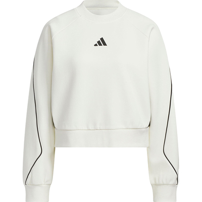 Adidas/阿迪达斯正品春秋女士宽松圆领短款休闲卫衣KB7601