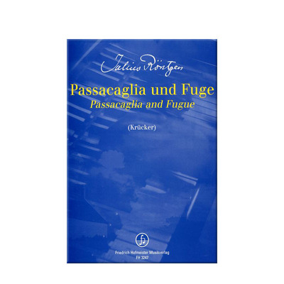 伦琴帕萨卡利亚舞曲与赋格钢琴