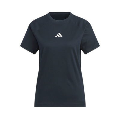 adidas阿迪达斯女凉感棉质运动休闲短袖T恤圆领透气KC0089