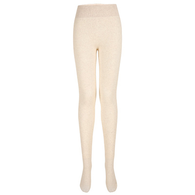 白色打底裤女秋冬加绒