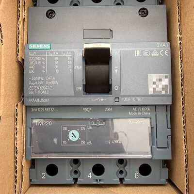 【议价-可维修】  3VA1225-5EE32-OAAO 3P250A /均有货