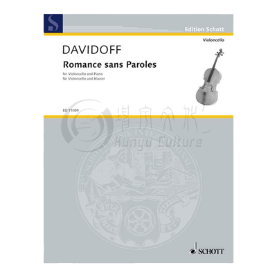 大卫多夫大提琴浪漫曲附钢伴