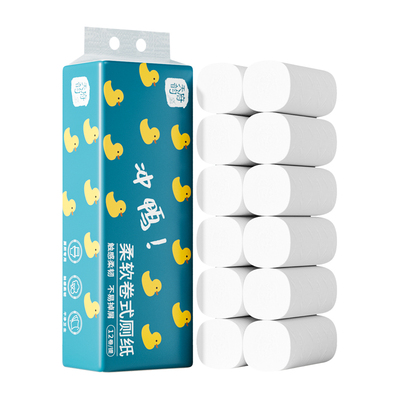天府韵36卷纸巾小卷纸家用宿舍实惠装厕所用纸卫生纸巾无芯卷纸