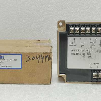 CUMMINS 3062322 AVR113SH GOVERNOR SPEED CONTROL 24V UNIT REP