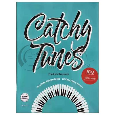 格罗斯尼克 朗朗上口的曲调 18首简易钢琴小品 附MP3 德国大熊原版乐谱 Grossnick Catchy Tunes 18 Easy Piano Pieces DV32151
