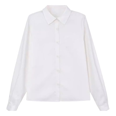 妙氏原创jk衬衫上衣女条纹长袖衬衣短袖内搭2025春秋新款宽松外穿