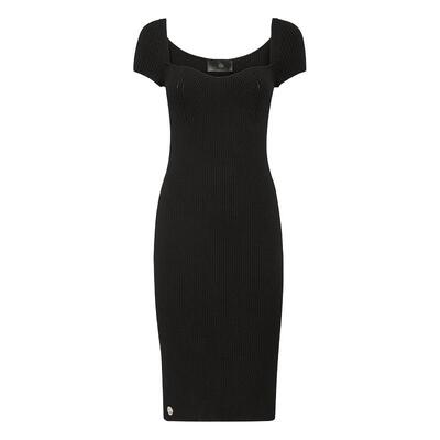 PHILIPP PLEIN 女士罗纹弹力针织连衣裙