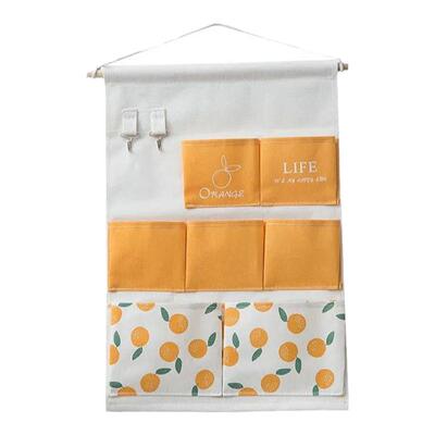 布艺门厅玄关挂式杂物收纳袋宿舍