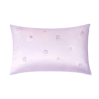 HelloKitty联名双面真丝蕾丝枕套