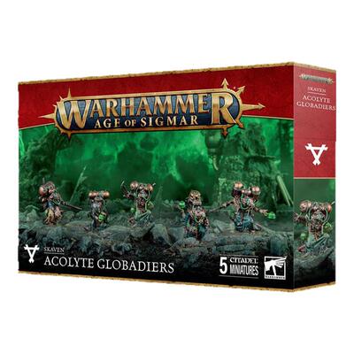 恒辉 GW战锤 90-47 AOS 斯卡文鼠人ACOLYTE GLOBADIERS毒风球学徒