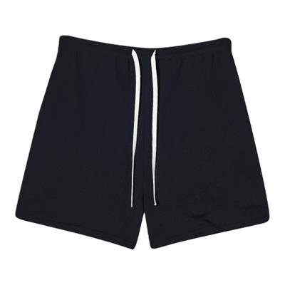 THESOONG松紧腰纯色休闲短裤