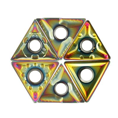 三角形不绣钢数控车刀片七彩涂层