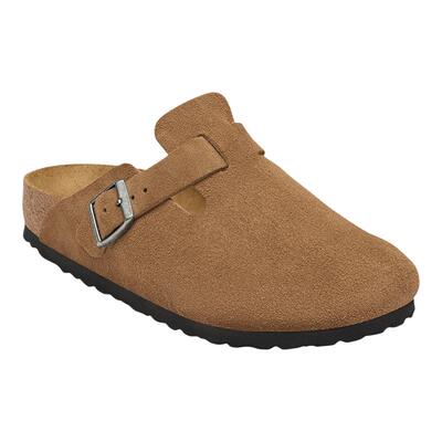 BIRKENSTOCK勃肯绒面革拖鞋