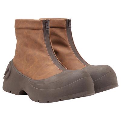 [折扣]DIESEL男士OVAL D拉链短靴时装靴Y03457P1770