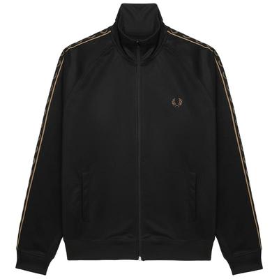 FRED PERRY男士休闲卫衣2025冬季新款麦穗logo串标立领拉链J5557