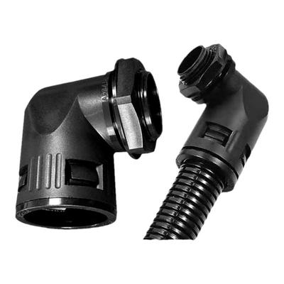 正品PA66尼龙塑料波纹管接头弯头