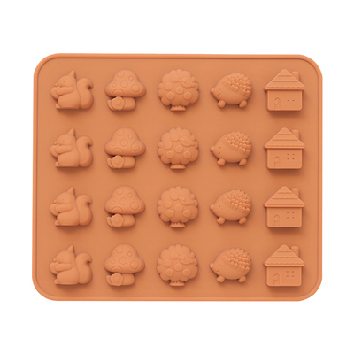 FL日本巧克力软糖房子硅胶模具