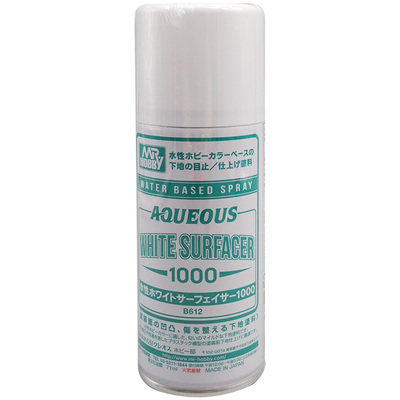 郡士水性白色灰色水补土喷罐瓶装