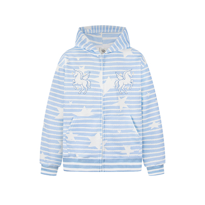 DARKAGE原创轻亚风条纹星星外套