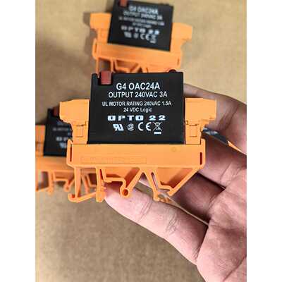 【请询价】OPTO22固态继电器G4OAC24A4个功能正常