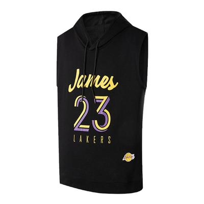 NBA官方勒布朗詹姆斯/库里球员号码系列中性投篮服无袖连帽卫衣