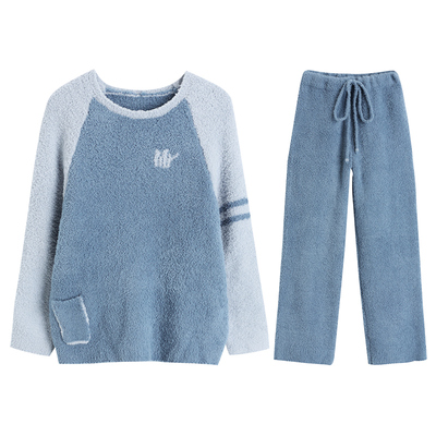 软糯超乎想象保暖秋冬情侣睡衣