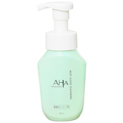 BCL日本AHA苹果果酸按压式深层清洁毛孔温和控油保湿泡沫洁面慕斯