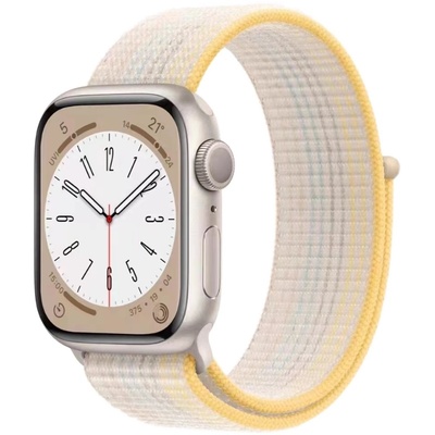 彩虹尼龙新款适用watchS10-1表带