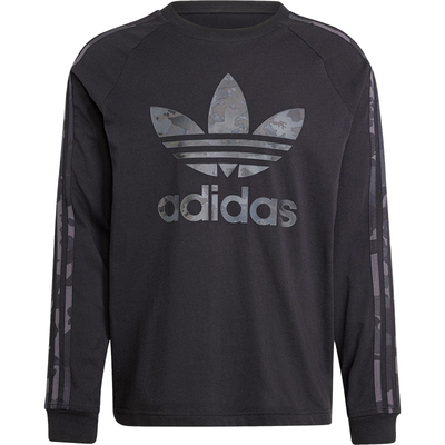 阿迪达斯男士圆领长袖T恤