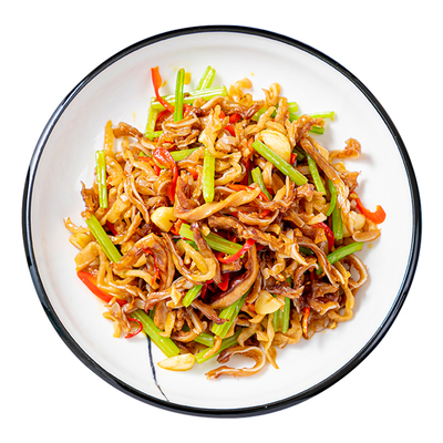 江南小炒下饭菜脆骨萝卜猪肚