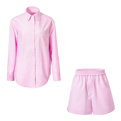 Yonge&amp;amp;Finch/扬芬缇2026春季休闲时尚套装POLO领衬衫