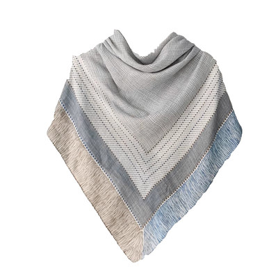 披肩外搭女2024新款夏季薄款格子空调房大方巾丝巾围巾办公室百搭