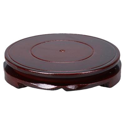 现代中式木托底座密度板花瓶底座