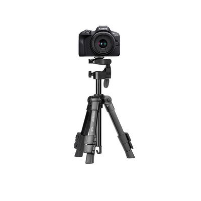 单反微单相机轻便携三角架适用Canon佳能EOSr100相机桌面支架vlog拍照视频抖音直播自拍拍摄户外云台迷你支架