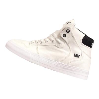 Supra黑白色帆布百搭休闲板鞋