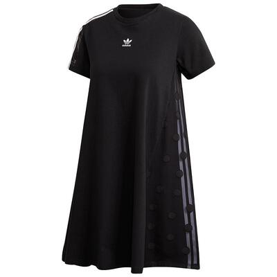Adidas/阿迪达斯官方正品 Tee Dress 女子短袖运动连衣裙 GJ6564