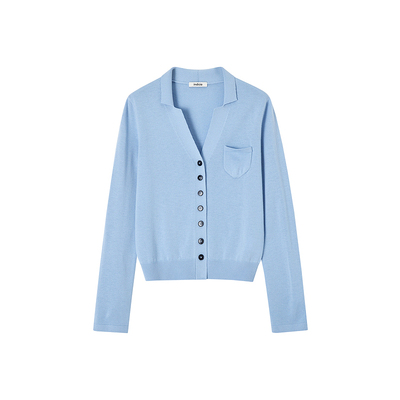 indicia标记商场同款2026春新款简约百搭气质显瘦开衫 F2A6KS046N