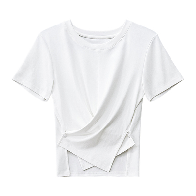 【夏天的风】全棉T恤多版型 小心机 基础正肩假两件 夏季百搭通勤