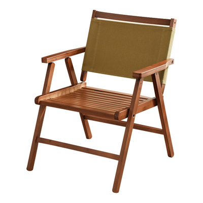 冰凉透气户外折叠椅便携式带靠背