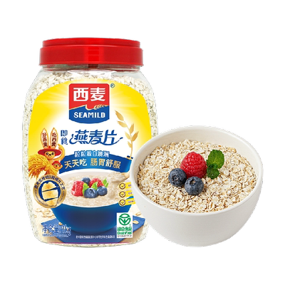 西麦高蛋白纯燕麦片无蔗糖1kg