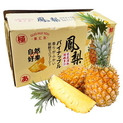 海南树熟金钻凤梨5斤礼盒装