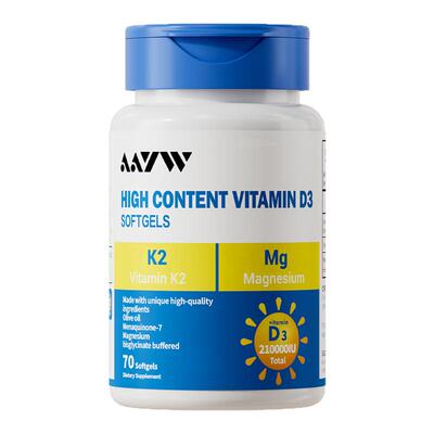 AAYW维生素D3+k2+甘氨酸镁三合一