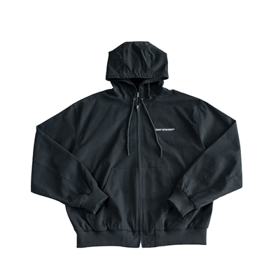 BAGGGGY 大码 连帽夹克 珠帆布 万针刺绣 廓形-西装内里外套 BUXY