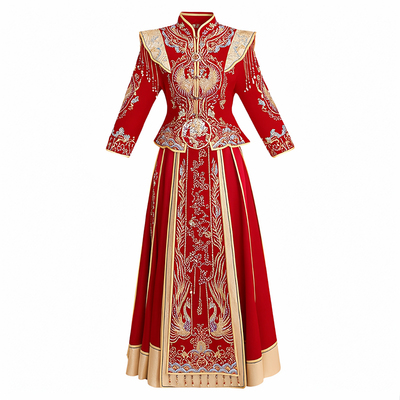 2025新款中式结婚出阁嫁衣敬酒服