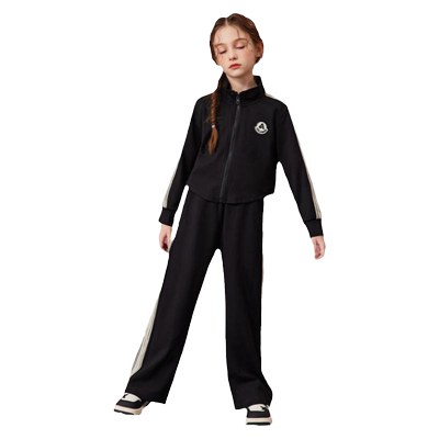 ASKJunior女童套装条纹阔腿裤